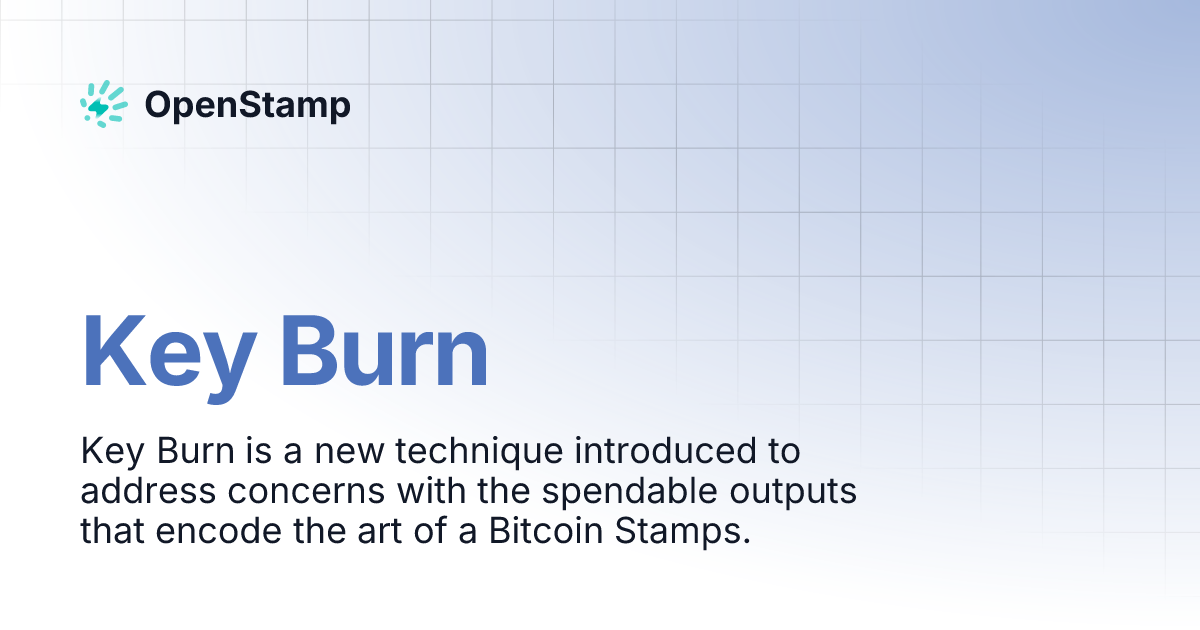 Key Burn | OpenStamp