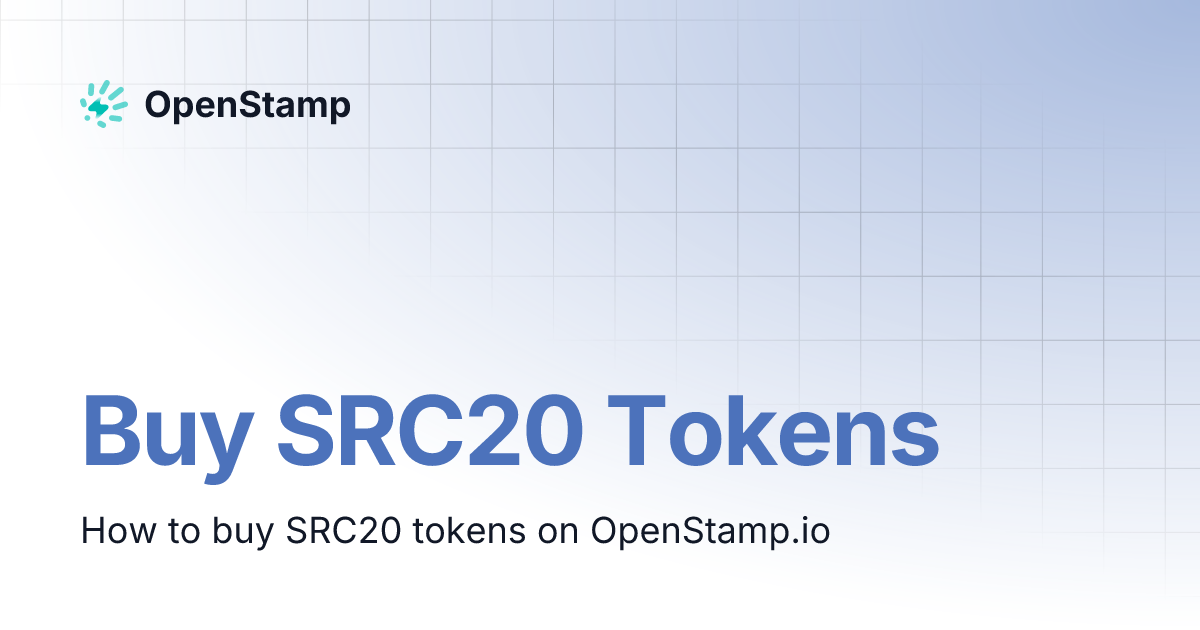Buy SRC20 Tokens | OpenStamp